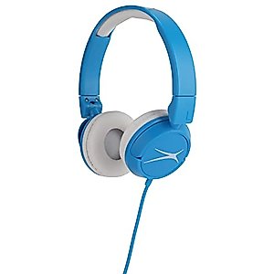 Altec Lansing Over The Ears Kids Headphones - Volume Limiting Technology for Developing Ears, Ages 6-9, Perfect for Learning from Home, Blue