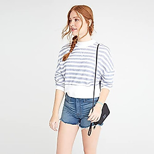 Vera Bradley Women's Recycled Lighten Up Reactive Compact Crossbody Purse With RFID Protection, Sunflower Sky, One Size