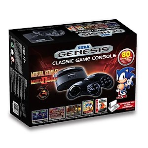 AtGames Sega Genesis Classic Game Console w/ 80 Built-In Games - NEW 2015 MODEL!