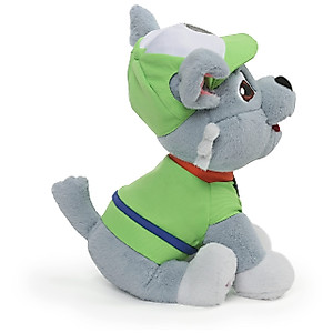 GUND Official PAW Patrol Rocky in Signature Recycling Uniform Plush Toy, Stuffed Animal for Ages 1 and Up, 9"