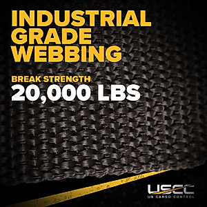 US Cargo Control Appliance Truck Replacement Strap - for Use with US Cargo Control Steel Appliance Track with Single or Double Auto Recoil