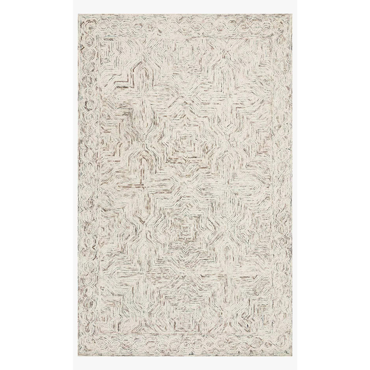 Loloi II Ziva Collection ZV-01 Neutral 2'-6" x 9'-9" Runner Rug