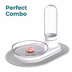 Cheerble Glass Dish for KittySpring Cat Water Dispenser, Accessories for KittySpring Cat Water Fountain