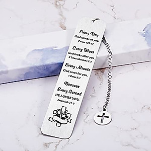 Inspirational Christian Gifts for Women Men Faith Stocking Stuffers Religious Christmas Gifts Bible Bookmarks for Book Lover Sister Best Friend Baptism Gifts for Girls Daughter Church Gifts in Bulk