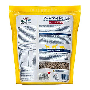 Manna Pro 1000327 Medicated Dewormer, 6-Pounds Positive Pellet Goat, 6 Pound