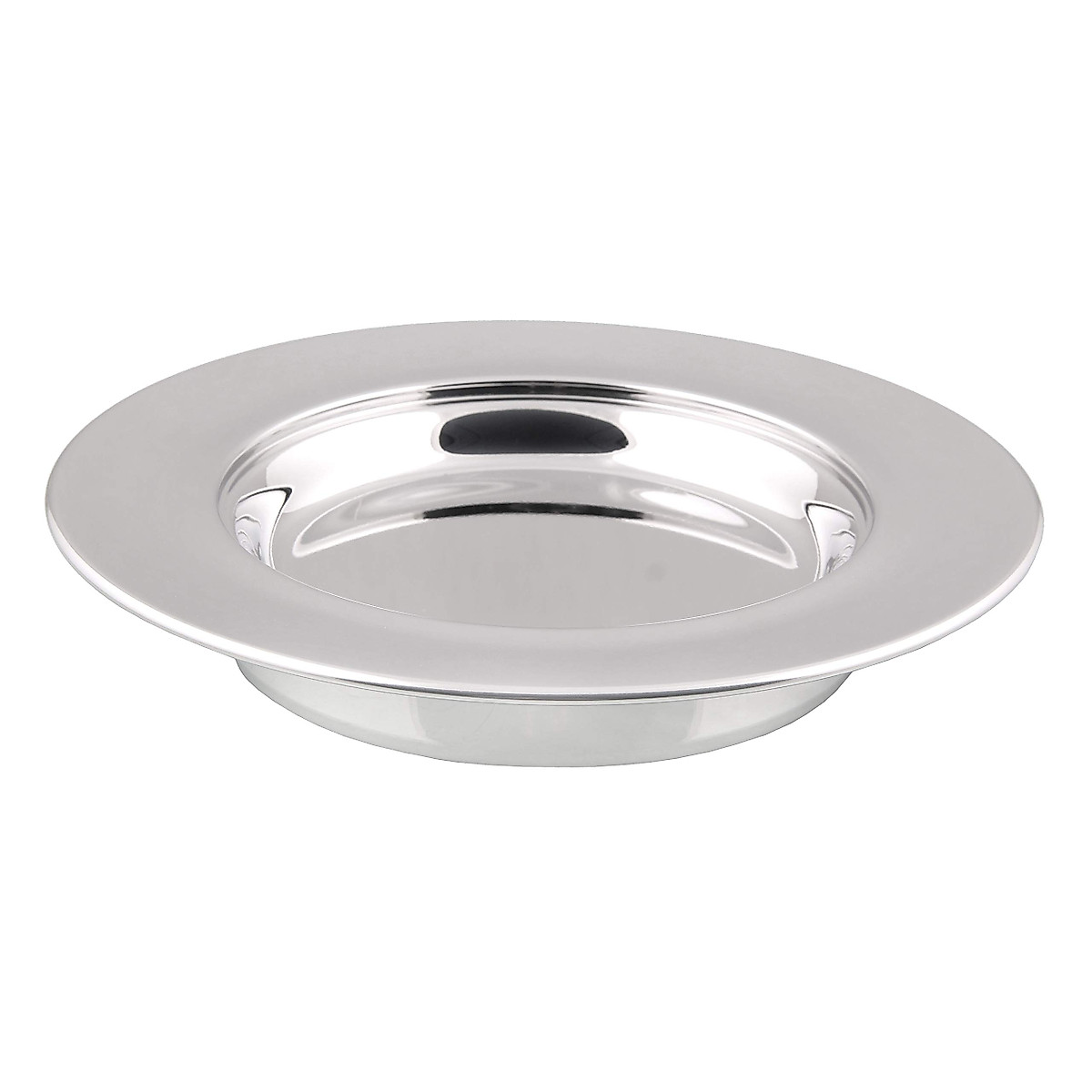 Mayur Exports Communion Ware Holy Wine Serving Tray with A Lid & A Stacking Bread Plate with A Lid + 40 Cups - Stainless Steel (Mirror/Silver)