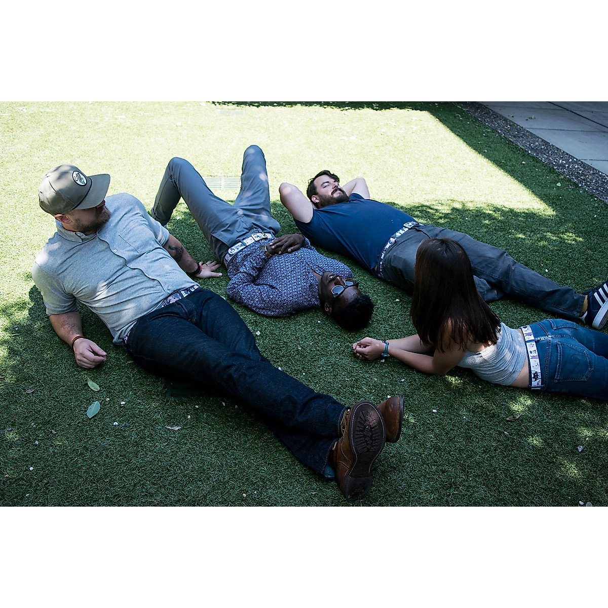 C4 Classic Premium Belt – Heavy Duty, Metal Free, TSA Friendly, Work Belt – Adjustable to 44 Inch - Black Strap with Black Buckle