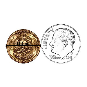 1945 Mexico 2 1/2 Pesos Gold Coin