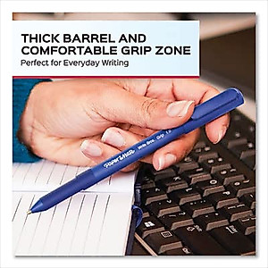 Paper Mate Ballpoint Pens, Write Bros. Grip Black Ink Pens, Medium Point (1.0mm), 36 Count