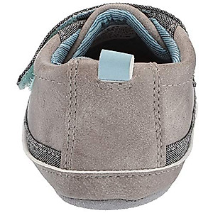 RO + ME Baby Boys Crib Shoe, Parker Grey, 12 Months-18 Months Infant