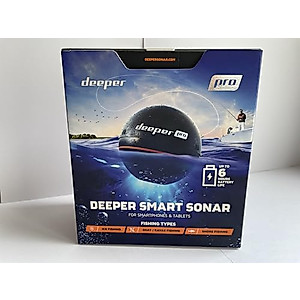 Deeper PRO Smart Sonar Castable and Portable Smart Sonar WiFi Fish Finder for Kayaks and Boats on Shore Ice Fishing Fish Finder
