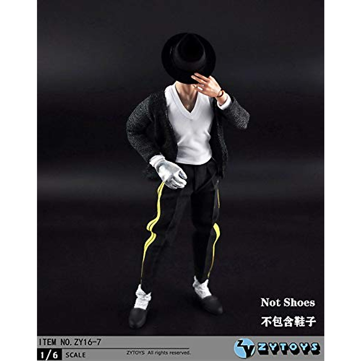 i8 TOYS ZYTOYS ZY16-7 1/6 Scale Clothes for Michael Jackson Action Figure