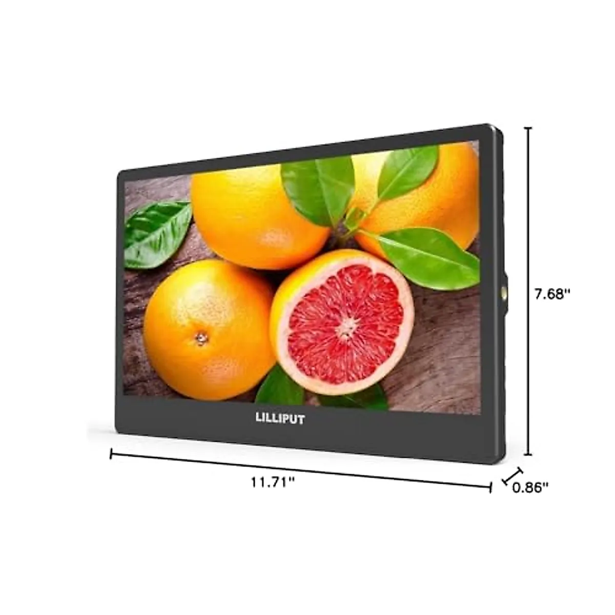 Lilliput A12 12.5" 4K Monitor 3840 x 2160 with HDMI, Displayport and SDI connectivity with V-Mount Battery Plate