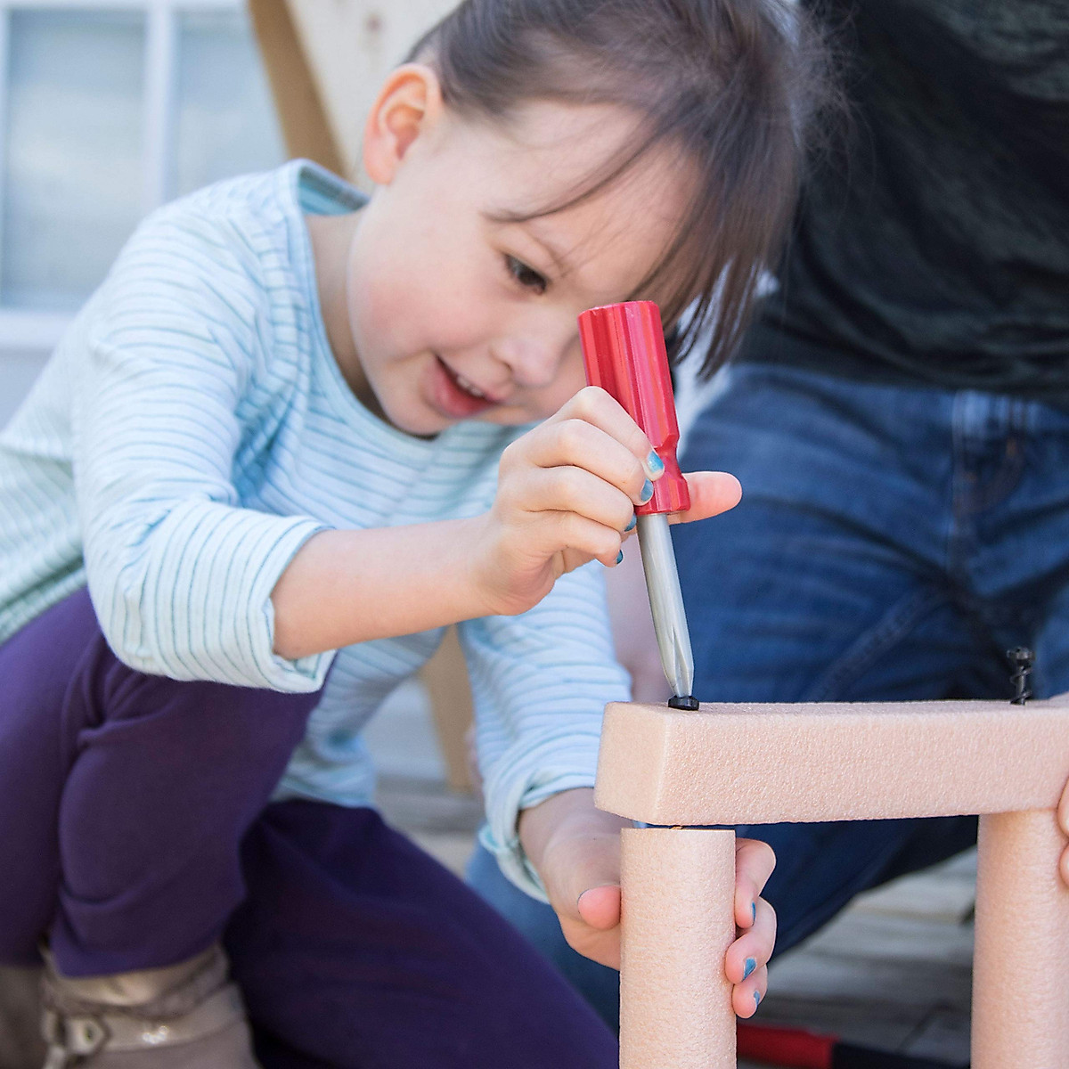 MALUVRIAN Arts and Craft Kit for Kids Extra Foam Wood Kit with 18 Pieces of Craft Foam Wood | Kids Tool Set | Building Toys Educational | Learning Toys | STEAM STEM Toys for Boys and Girls