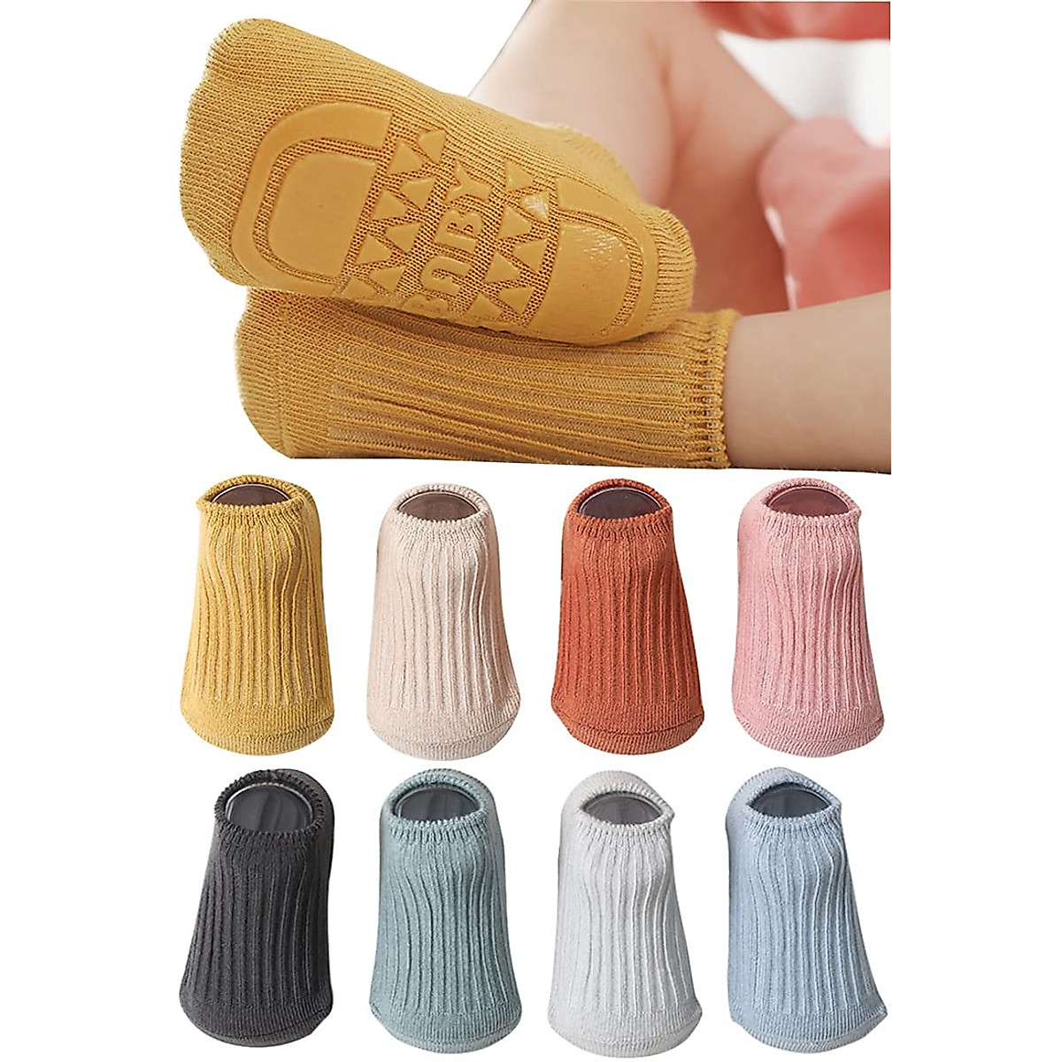 Unisex Baby Toddler Non Slip Socks Infant Girl Socks Boy's Home Floor Sock 1-3T