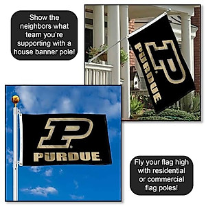 College Flags & Banners Co. Purdue Boilermakers Slant P Flag