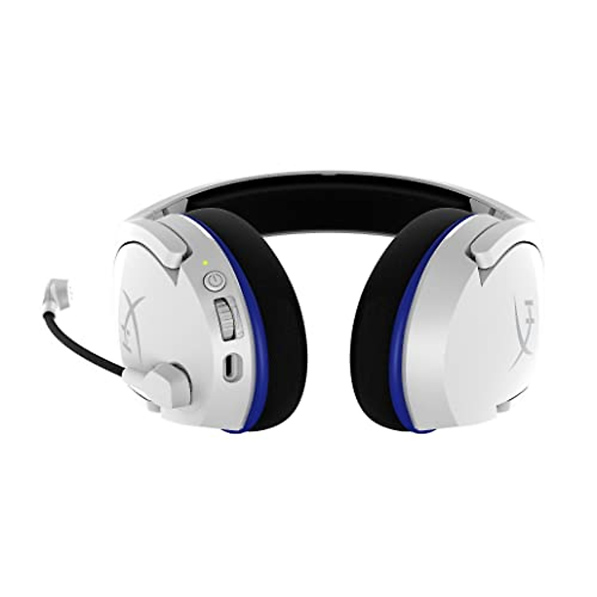 HyperX HHSS1C-KB-WT/G Cloud Stinger Core – Wireless Gaming Headset, for PS4, PS5, PC, Lightweight, Durable Steel Sliders, Noise-Cancelling Microphone - White