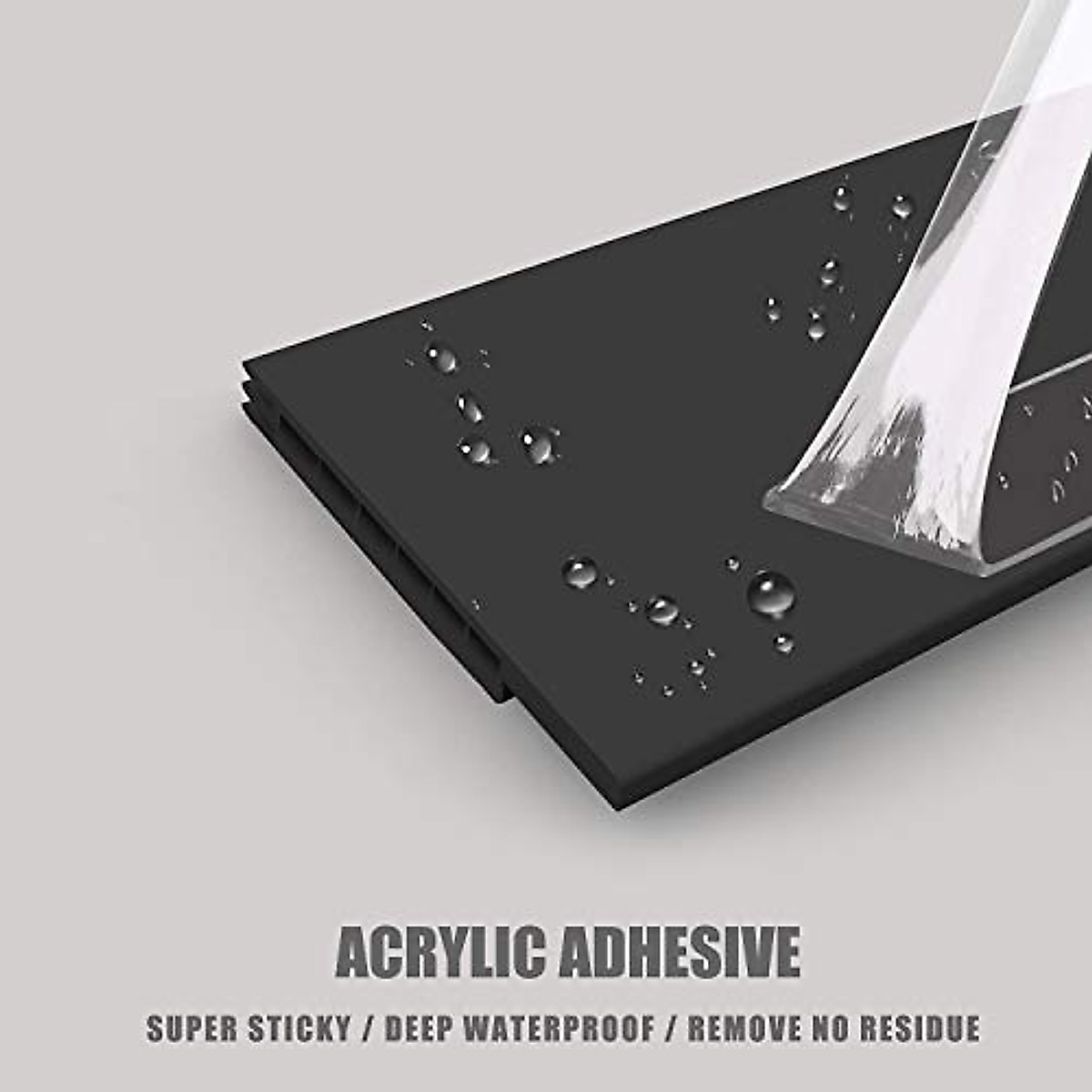 Upgraded Door Draft Stopper for Large Gap,Widened Door Sweep Seal Gap Up to 1-2/5" for Interior, Exterior and Garage Doors- Keeping Draft,Dust, Noise, Unwanted Light and Pests Out, 3" W x 37" L,Black