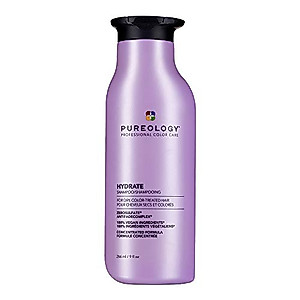 Pureology Hydrate Moisturizing Shampoo | For Medium to Thick Dry, Color Treated Hair | Sulfate-Free | Vegan