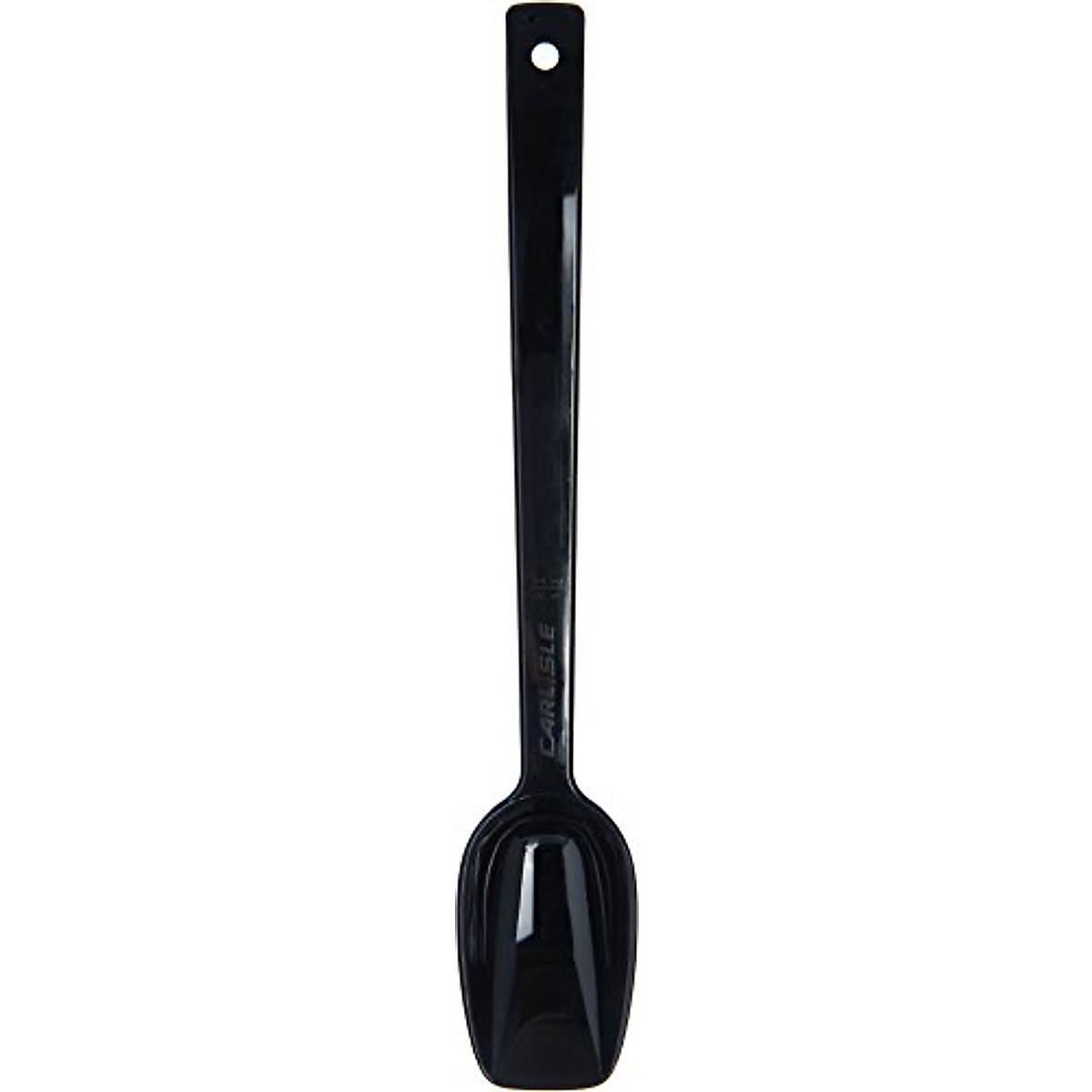 Carlisle FoodService Products Plastic Solid Spoon, 10 Inches, Black