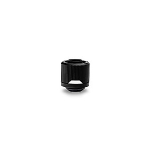 EKWB EK-Quantum Torque STC-12/16 Compression Fitting for Soft Tubing, 12/16mm (7/16" ID, 5/8" OD), Black