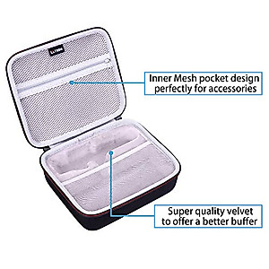 LTGEM EVA Hard Storage Case for Wahl Professional 5-Star Cordless Magic Clip Clippers #8148 #8451 #8545 #8509 - Carrying Organizer Bag