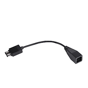 AC Power Supply Converter Transfer Cable Portable for 360 Power Supply on - Black Adapter Slim for a 0ne Console Conversion Power Supply