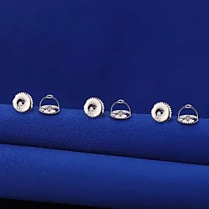 14K Gold Screw On Earring Backs,925 Stering Silver Threaded Screw Earring Backs for Diamond Studs,Hypoallergenic Earring ScrewBacks Fit Post Sizes 0032"（3Pair）