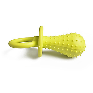 Bagvhandbagro 3Pack Molar Clean Teeth Rubber Toy, Clean Teeth Rubber Pacifier Chew Toy, Bell Chewing Playing Training Toys, for Pet Puppy Dog Cat (Color Random)