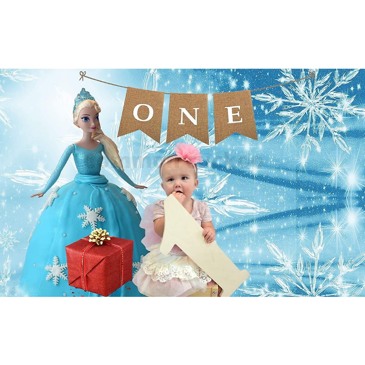 ONE High Chair First Birthday Burlap Banner | First Birthday Party Rustic Theme Decoration for boy or Girl | 1st Birthday Party Supplies | Happy Birthday Banner for Nursery Decor Product Name