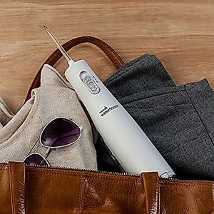 Waterpik Cordless Water Flosser, Battery Operated & Portable for Travel & Home, ADA Accepted Cordless Express, White WF-02C