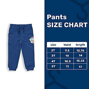 FREEZE Paw Patrol Ryder Character Big Face 2 PACK Zip-up Hoodie and Jogger Pants- Ryder Costume Hoodie Set (Ryder, 5T)