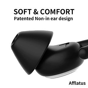 Afflatus Small Ear Plugs for Kids (Children Age 10-17) or Adults with Small Ear Canals, Small Earplugs for Kids, Noise Reduction, Sleeping, Concerts, Airplane Pressure. (Size S, Pairs*2)