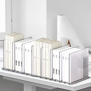 Generic 8PCS Purse Organizer for Closet,Adjustable Clear Shelf Dividers Purse Bag Divider for Closet Organizer,Handbag Organizers for Closets, SNTN1, transparently