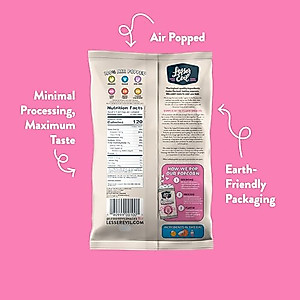 LesserEvil Himalayan Pink Salt Organic Popcorn, Premium Quality, Minimally Processed, No Vegetable Oil, 4.6 Oz, (Pack of 3)