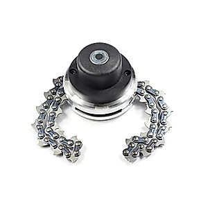 YARNOW Black Grass Mn Mower with Brush Universal Outdoor Tools Chain Power for Coil Lawn Garden Head Replacement Trimmer Accessory Cutter Upgraded