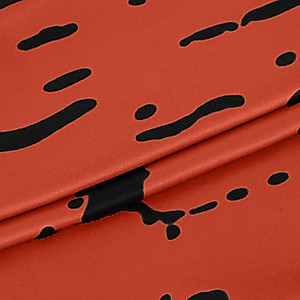 Lightning Deals of Today Women Long Sleeve Shirts 2023 Casual Crewneck Loose Fit Tops Fashion Print Plus Size Lightweight Fall Sweatshirts Orange M