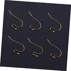 TEHAUX 200pc Earring Wire Hooks for Jewelry Making DIY Earrings Kit Beaded Studs Ear Hooks for Earrings Ear Plug Jewelry Accessories