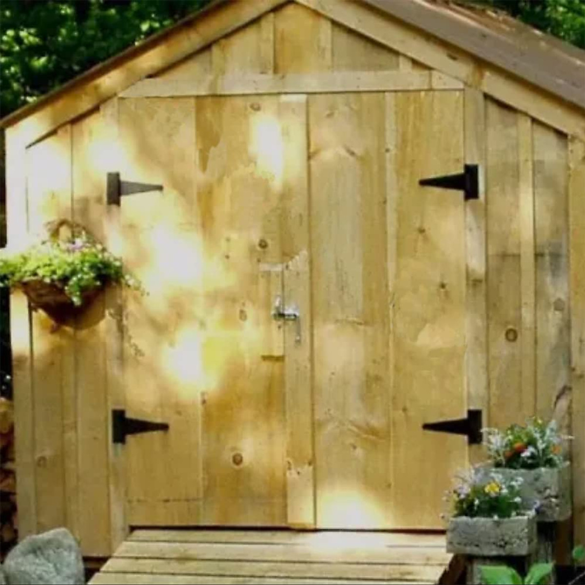 8 inch T Strap Hinges Gate Hinges, 4PCS T-Strap Shed Door Hinges Heavy Duty, Tee Hinge for Wooden Fences,Yard Door,Barn Door Gates, Wrought Rustproof