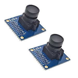 HiLetgo 2pcs OV7670 640x480 0.3Mega 300KP VGA CMOS Camera Module I2C for Arduino ARM FPGA