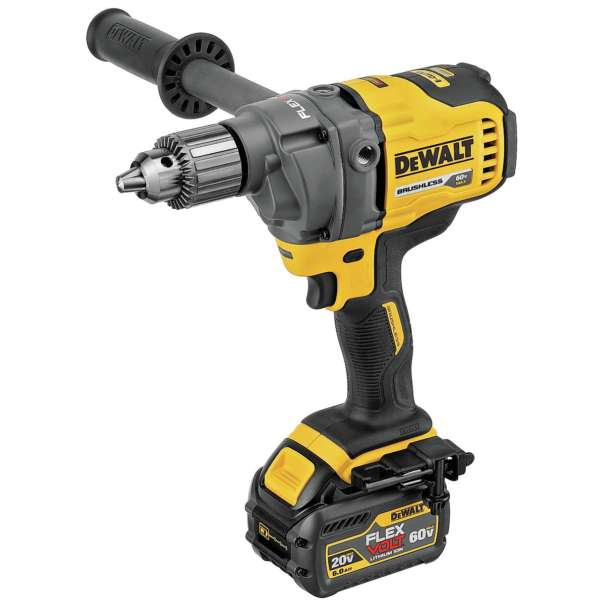 DEWALT 60V MAX* Cordless Drill For Concrete Mixing, E-Clutch System (DCD130T1)