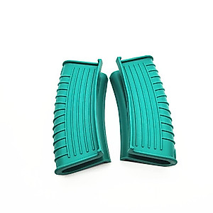 Silicone Hot Handle Holder,6PCS Pan Handle Sleeve Pot Holders Cover Green, Non Slip Rubber Pot Holders for Kitchen Heat Resistant, Handles Grip Covers for Cast Iron Skillets Frying Pans Casserole