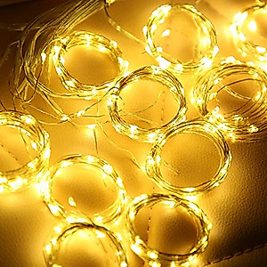 Winnerlion String Lights Curtain,USB 3 x 3 M 300 LED Curtain Lights 8 Modes Plug in Window Curtain String Lights for Christmas Wedding Party Home Garden Bedroom Indoor Wall (Yellow, 3x3m)