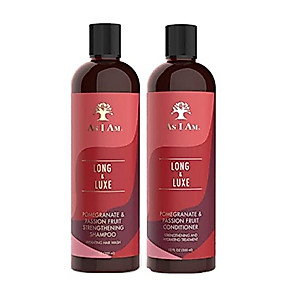 As I Am Long & Luxe Strengthening Shampoo + Conditioner 12oz Duo