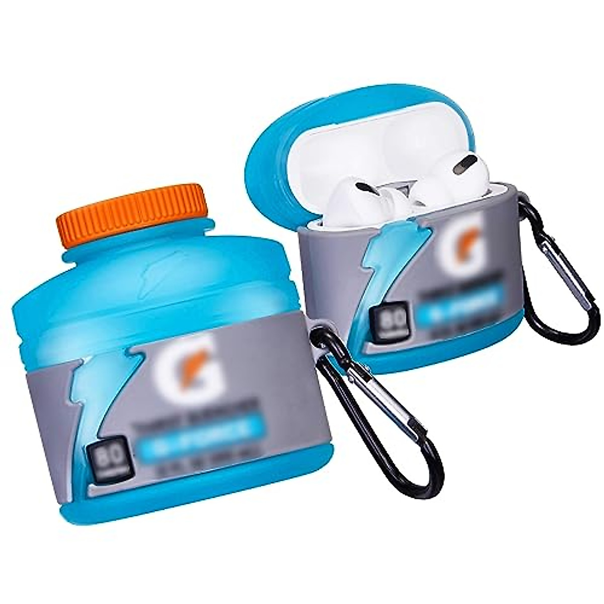 Compatible with Airpods Pro Case, 3D Cartoon Silicone Drinking Funny Cute Cool Shockproof Protective Pods Pro Cases Cover Skin Shell for Girls Boys Kids Teens Women