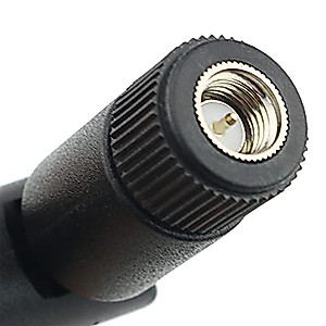 SJZBIN 2PCS Dual Band WiFi Male Antenna Directional Antenna with SMA Male Connector for WiFi Router Wireless Network Card USB Adapter Security IP Camera Video Surveillance Monitor, Black