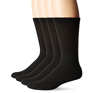 Dr. Scholl's Men's Diabetes & Circulator Casual Sock, Black, 7 12 US