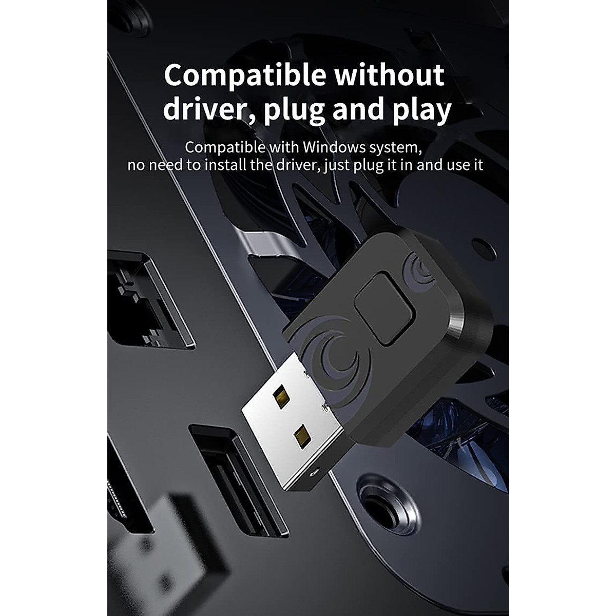 VANJUNN USB Dongle Adapter for Gamepad PS5 PS4 Xbox One S and Nitnendo Switch Pro PC Controller Adapter