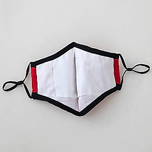 PENATE Children Solid Color Washable Adjustable Breathable Facemasks Inserted Gasket Cotton Mouth Scarf for Kids