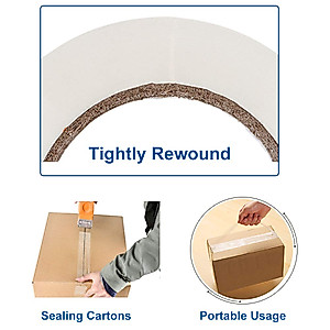 PERFECTAPE Heavy Duty Packing Tape 36 Rolls, Total 2160Y, Clear, 2.7 mil, 1.88 inch x 60 Yards, Ultra Strong, Refill for Packaging and Shipping